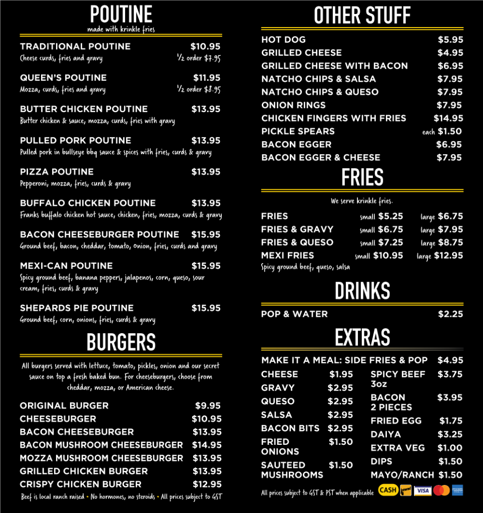 Poutine Queen - Poutine & more on the go in Invermere, BC